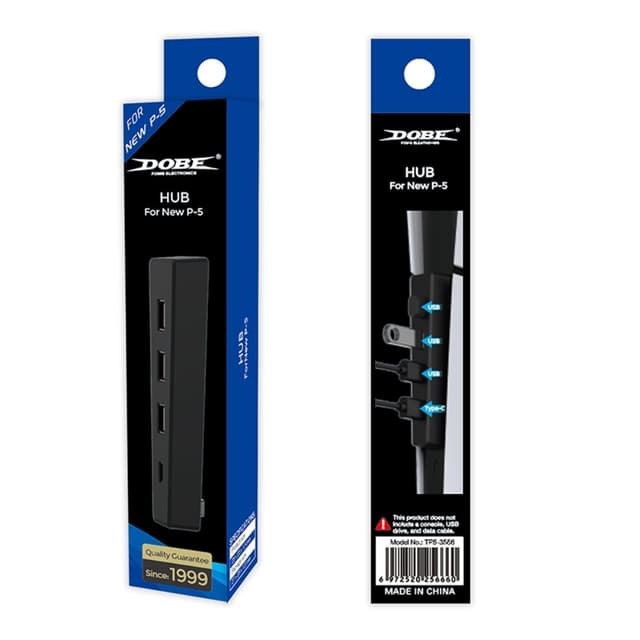 DOBE for PS5 Slim Game Console Hub Adapter USB 2.0 Docking Station ...