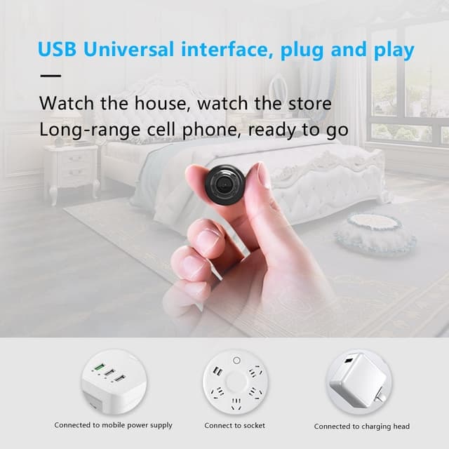 Home Security WiFi Camera 1080P Body Recognition Night Vision - Gigantti