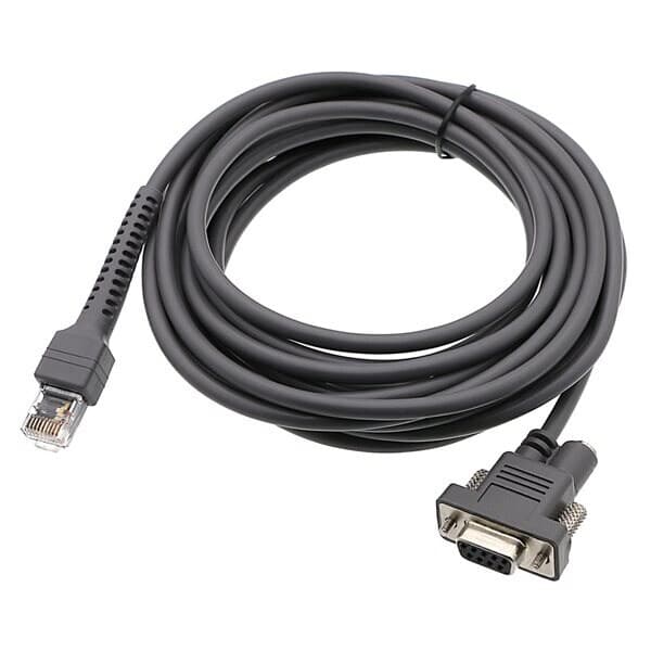 Strekkodeskannerkabel - RJ45 til RS232 til Honeywell/Zebra/Symbol 5m ...