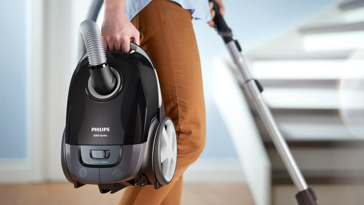 Philips Serie 3000 Dammsugare med påse xd3112/09 - Elgiganten