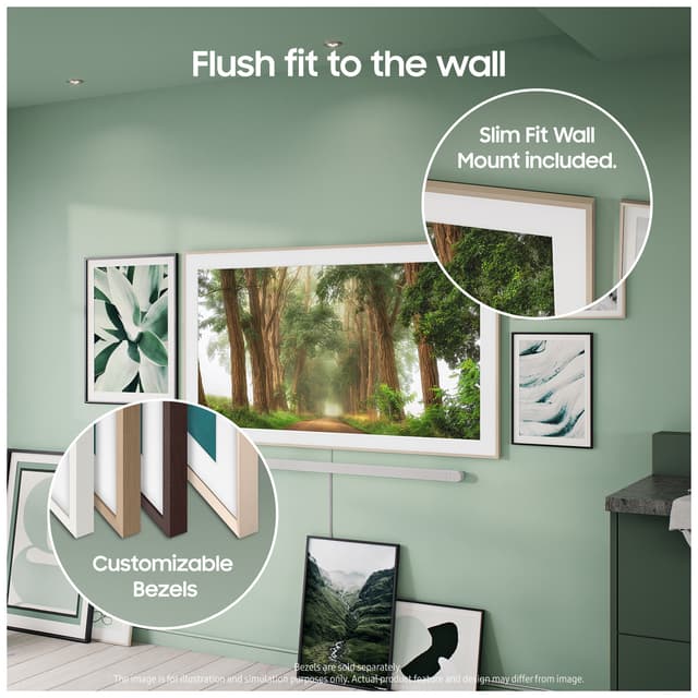 Samsung 85” The Frame Pro Neo QLED 4K Edge MiniLED Smart TV (2025 ...