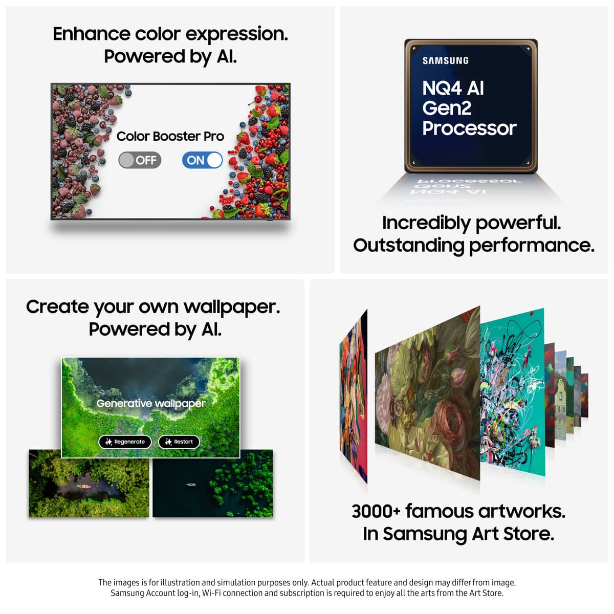 Samsung 43” The Frame 4K QLED Smart-TV (2025) - Elkjøp