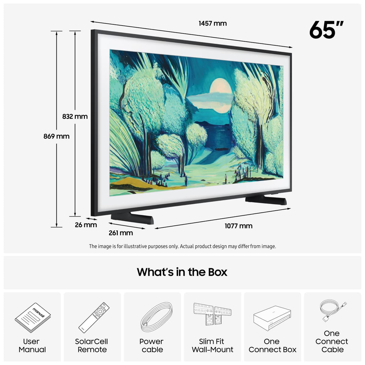 Samsung 65” The Frame 4K QLED Smart TV (2025) - Elgiganten - Elgiganten