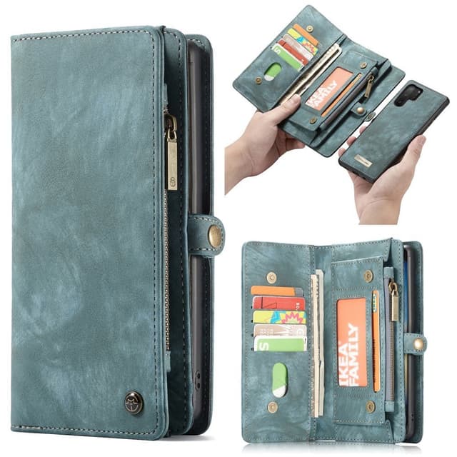 CASEME Samsung Galaxy Note 10 Plus Retro Lommebok-deksel - Blå - Elkjøp