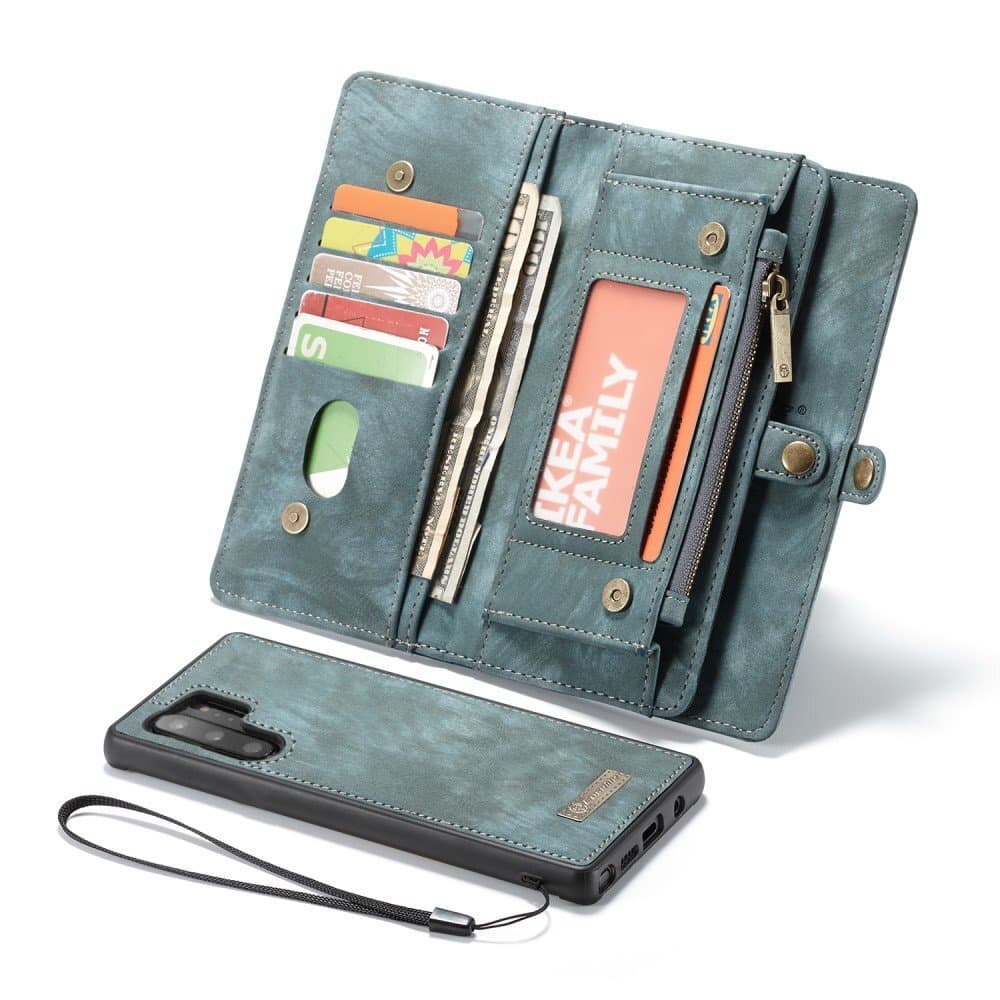 CASEME Samsung Galaxy Note 10 Plus Retro Lommebok-deksel - Blå - Elkjøp