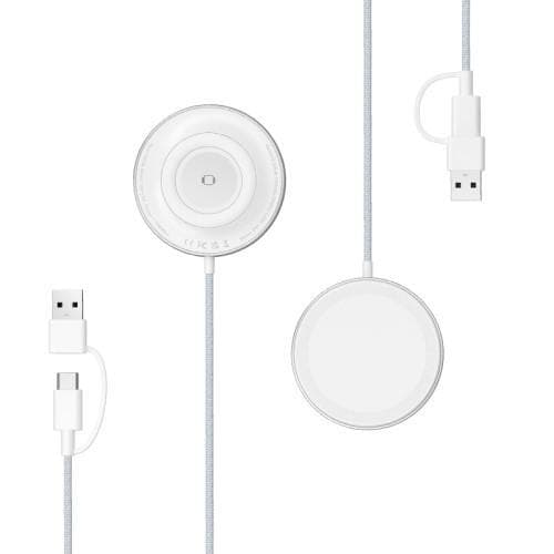 Dobbeltsidig magnetisk lader for Apple Watch mobilhodetelefon - Elkjøp