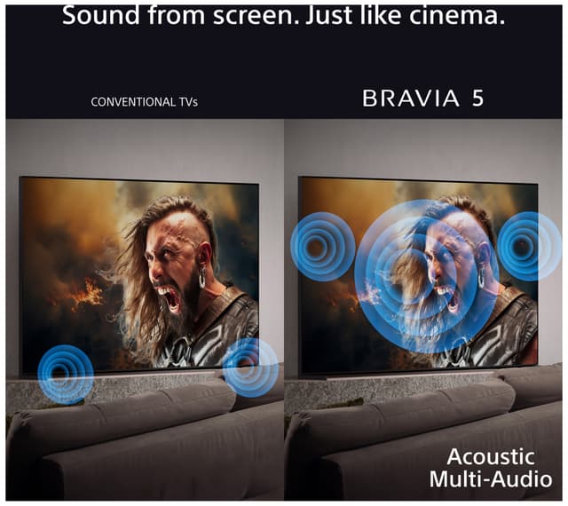 Sony 98” Bravia 5 4K Mini-LED smart TV (2025) - Elgiganten