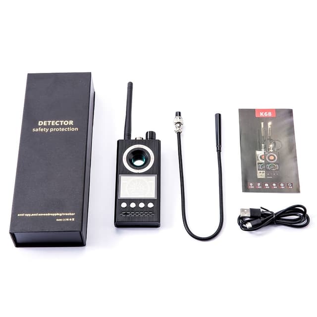 Trådløs signaldetektor RF Bug Finder Anti-Spy Kameradetektor GPS ...
