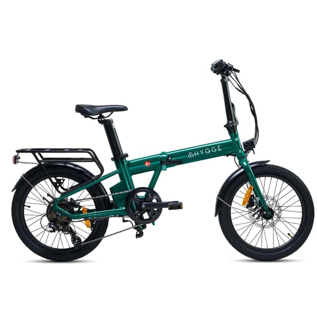 Virum - Fällbar Ultra-Lätt Elcykel 36V 10Ah - British Racing Green ...