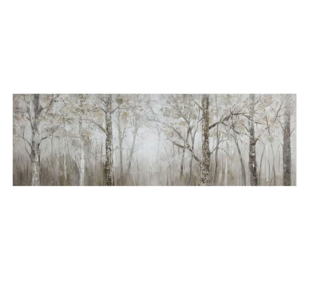 Oljemaleri 50x150cm, skog - Elkjøp