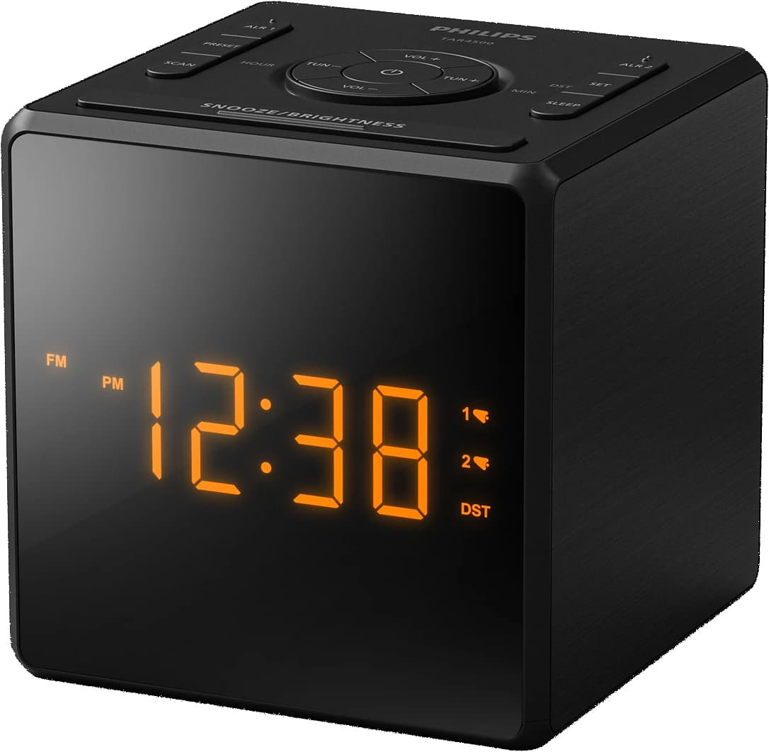 Philips R4500 digital klokkeradio (sort) - Elkjøp