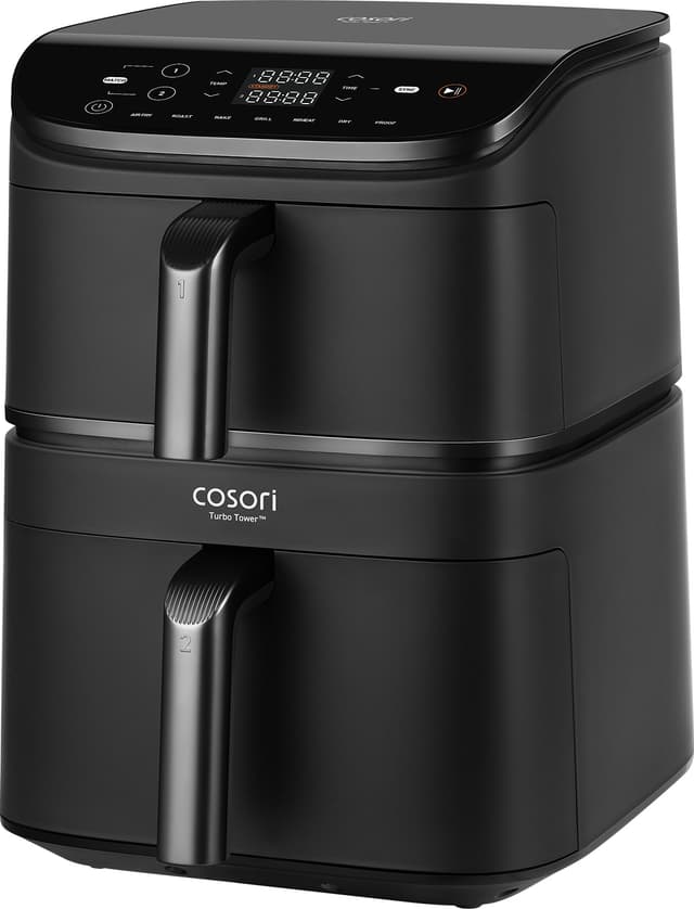 Cosori Turbo Tower airfryer KAAPAFCSNEU0244Y (sort) - Elkjøp