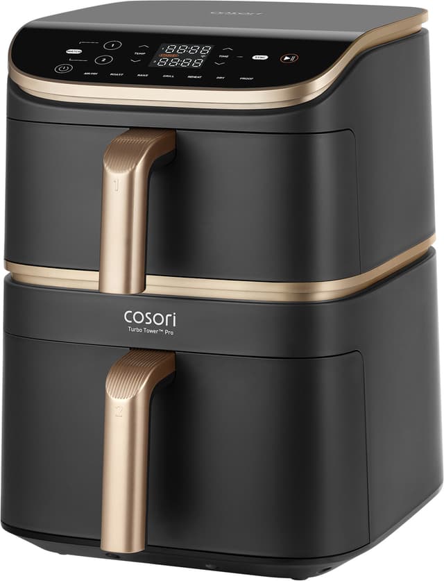 Cosori Turbo Tower Pro airfryer KAAPAFCSSEU0246Y (svart) - Elgiganten