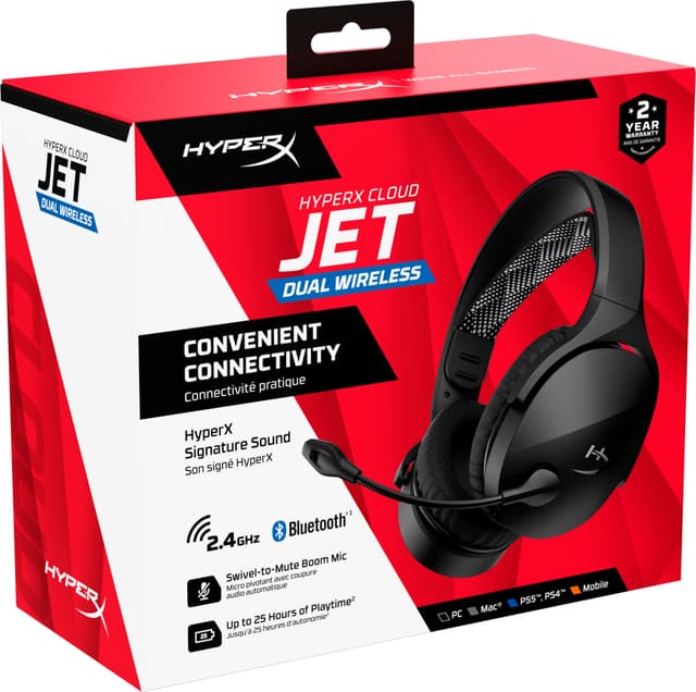 HyperX Cloud Jet trådløst gaming-headset (sort) | Elgiganten