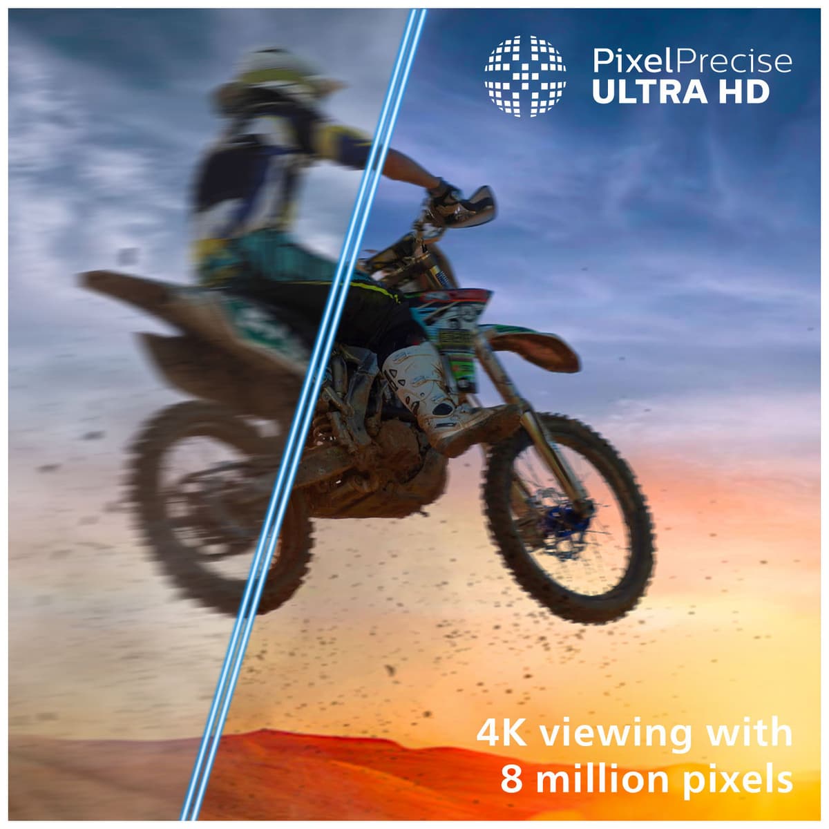 Philips 43” PUS8500 4K QLED Smart TV (2025) - Elgiganten - Elgiganten