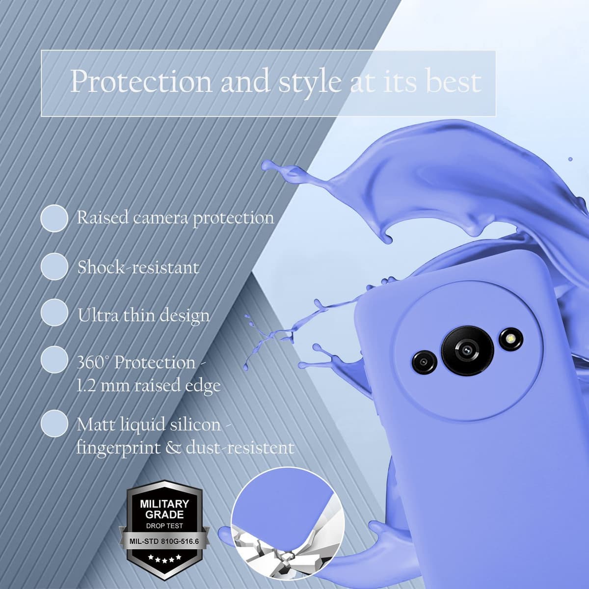 Xiaomi RedMi A3 / A3X deksel case cover (lilla) - Elkjøp | Elkjøp