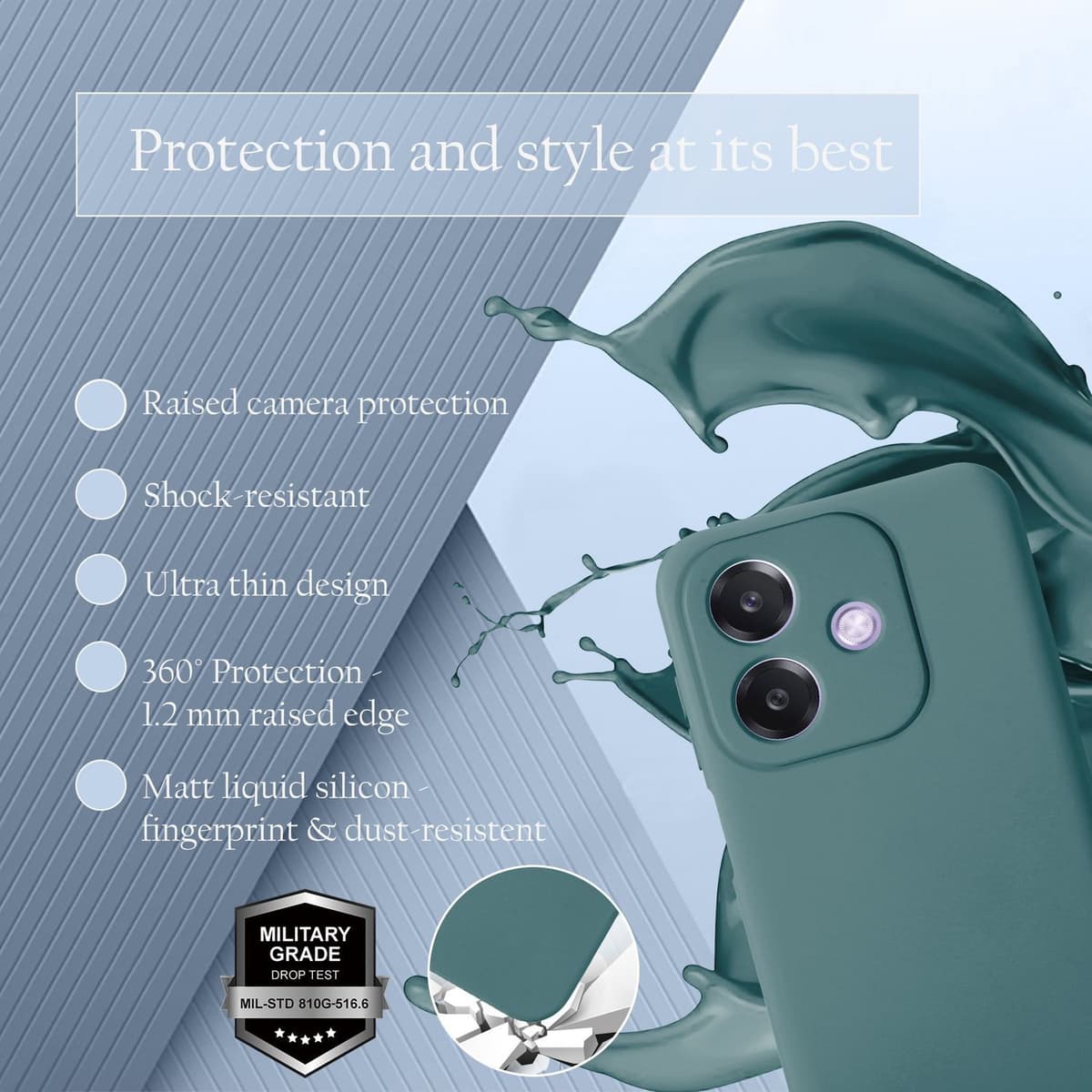 Oppo A40 deksel case cover (grønn) - Elkjøp