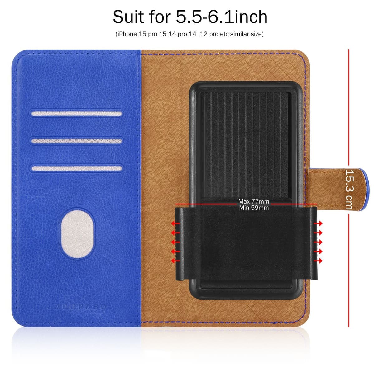 Honor 5X / Play 5X / Huawei GR5 2016 Skal Fodral Flip - Elgiganten ...