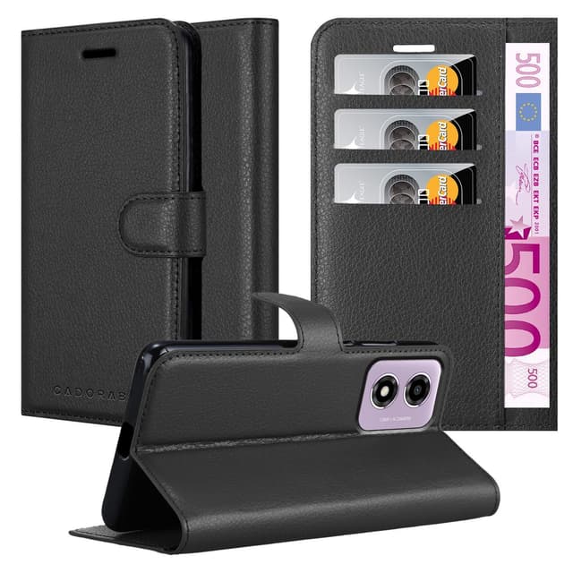 Motorola MOTO E14 Deksel Etui Case (Svart) - Elkjøp
