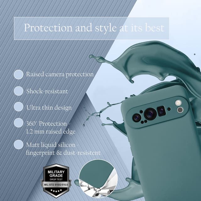 Google Pixel 9 PRO XL deksel case cover (grønn) - Elkjøp