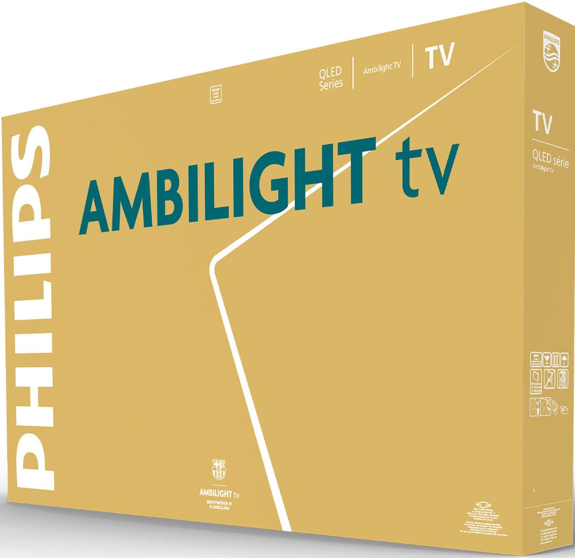 Philips 55” PUS8500 4K QLED Smart TV (2025) - Elgiganten - Elgiganten