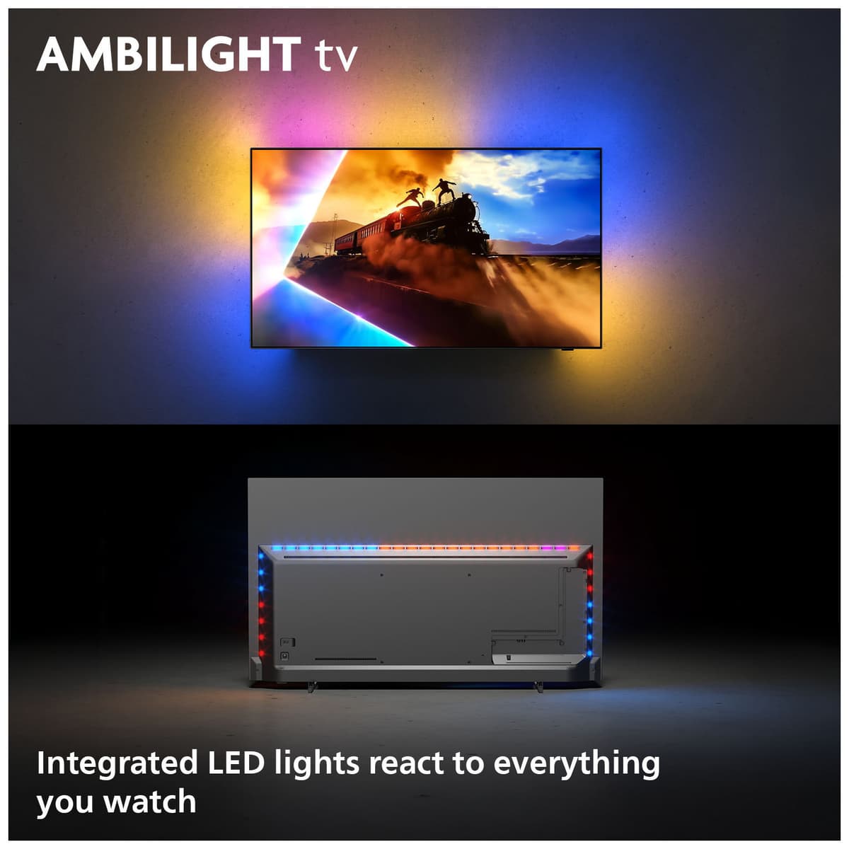 Philips 55” OLED760 4K OLED Smart TV (2025) - Elgiganten - Elgiganten