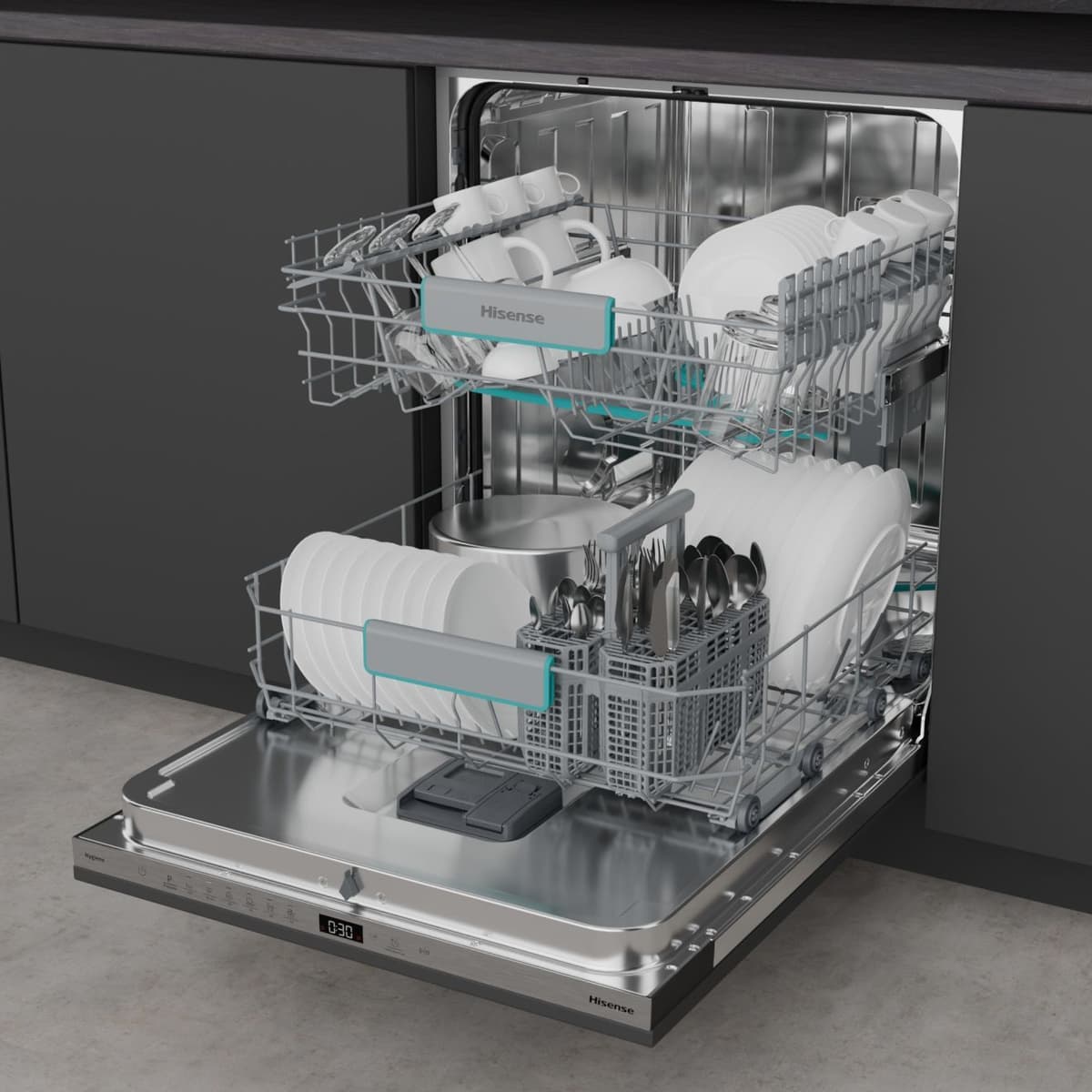 Hisense Oppvaskmaskin HFI642D (Helintegrert) - Elkjøp | Elkjøp