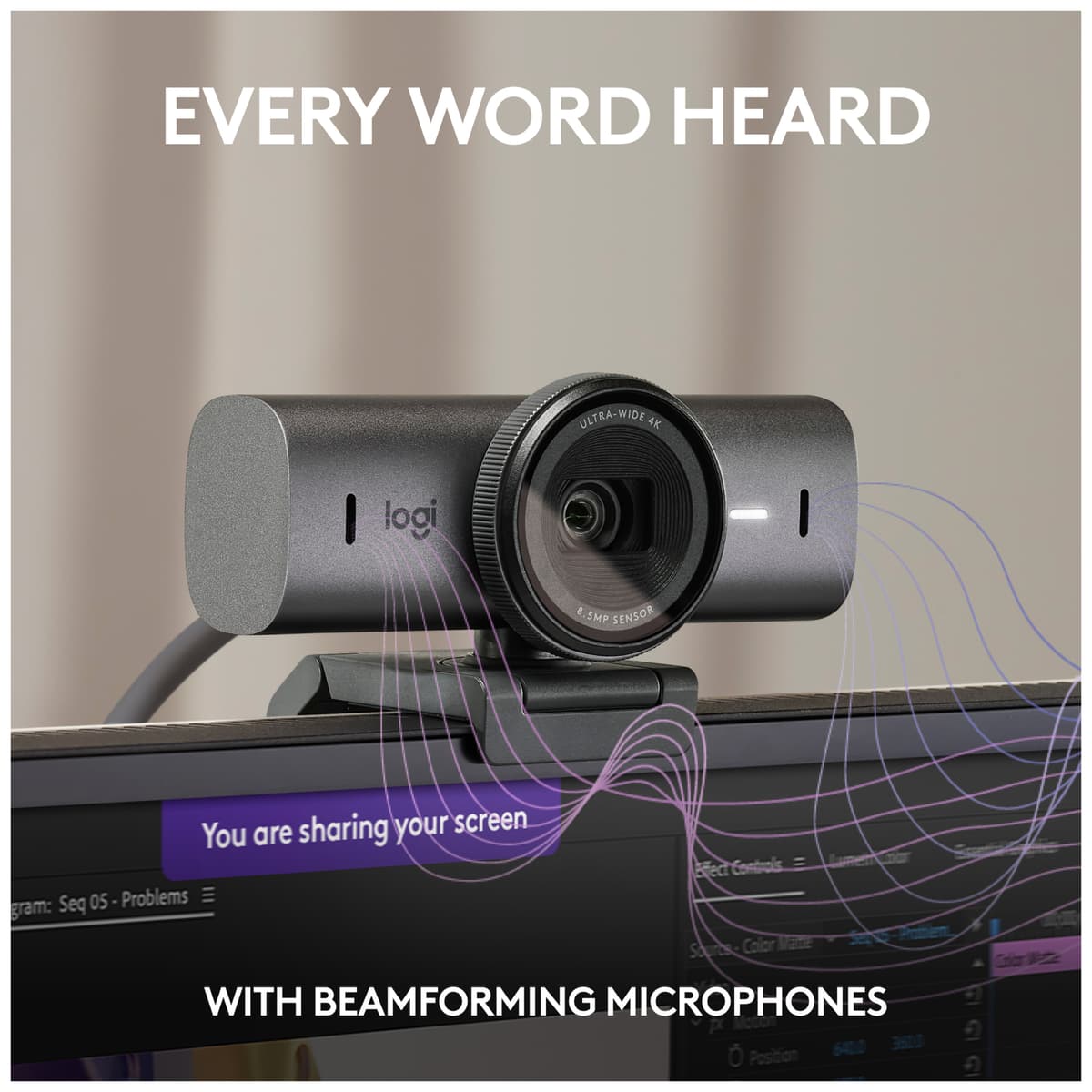 Logitech MX Brio webkamera (grafitt) - Elkjøp