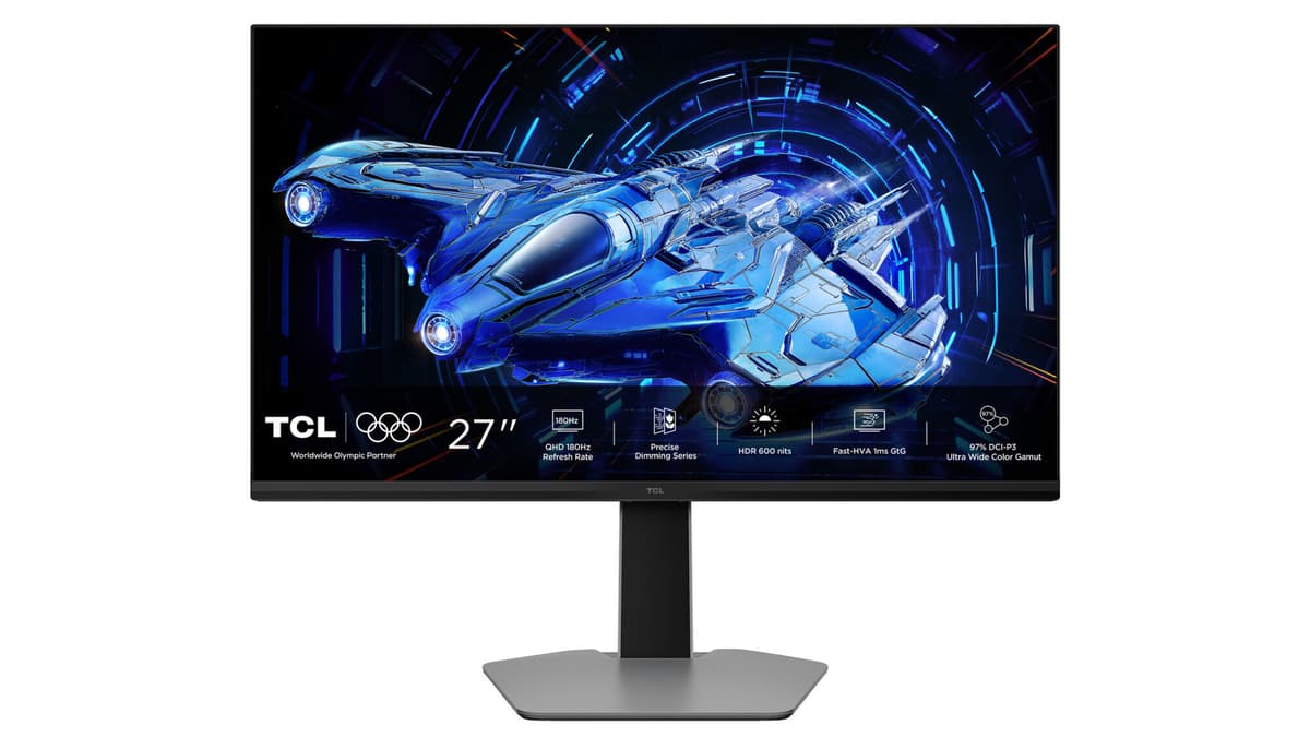 TCL 27G64 27'' QHD/MiniLED/180Hz/1ms monitor - Elkjøp