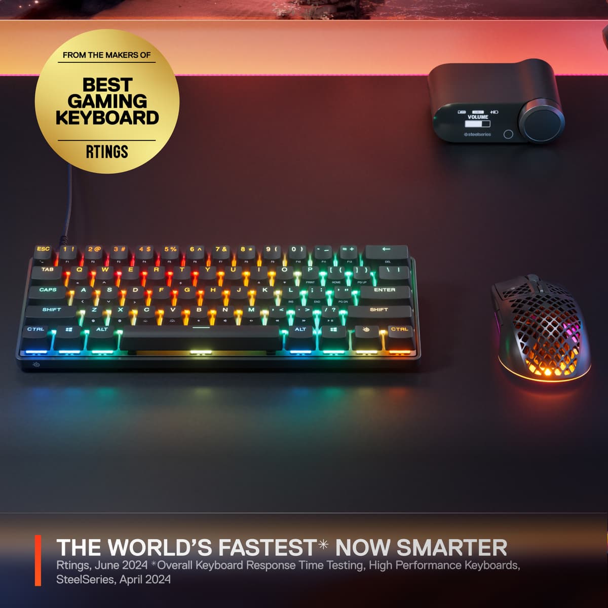 SteelSeries Apex Pro Mini Gen 3 tangentbord gaming - Elgiganten