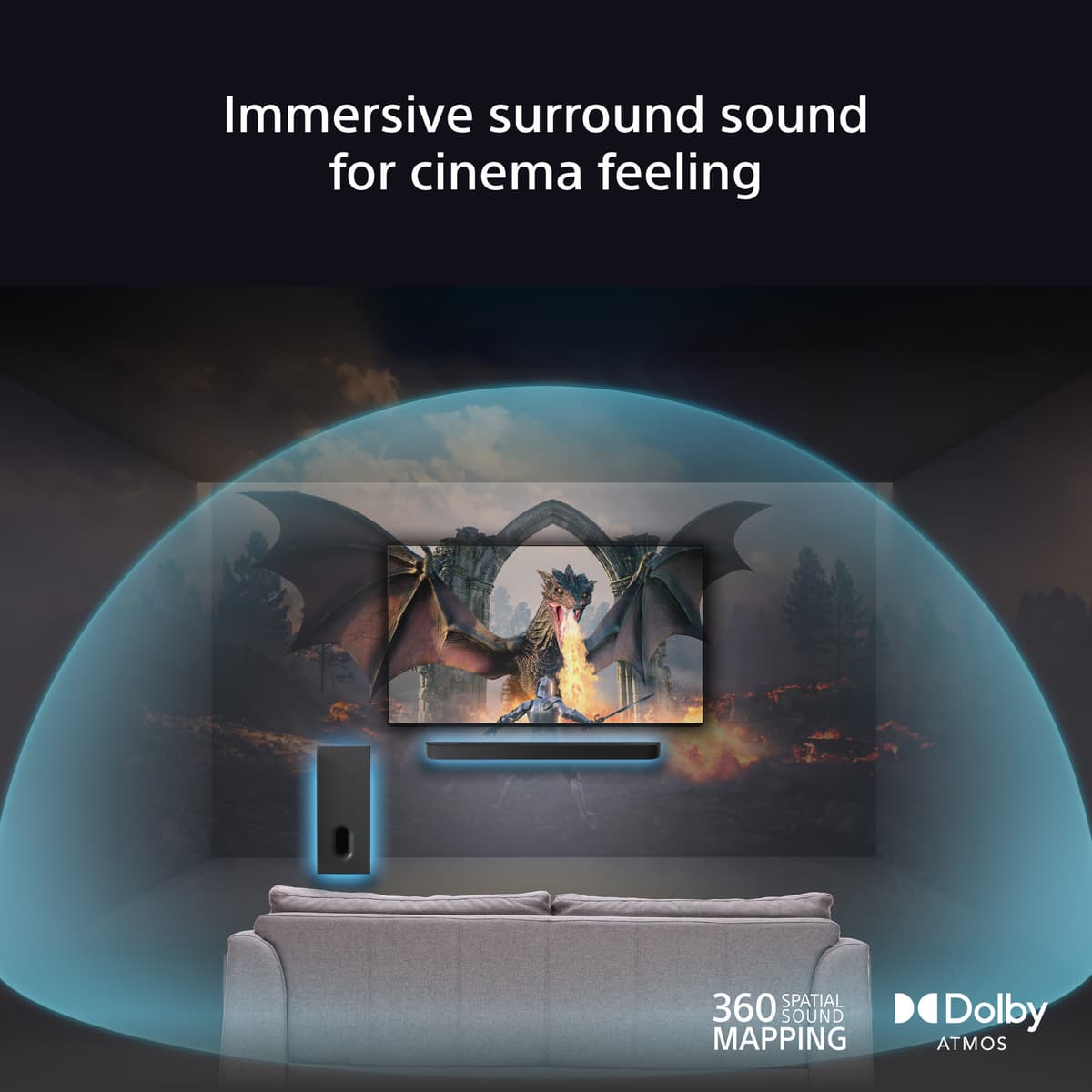 Sony Bravia Theatre Sub 7 trådløs subwoofer - Elkjøp