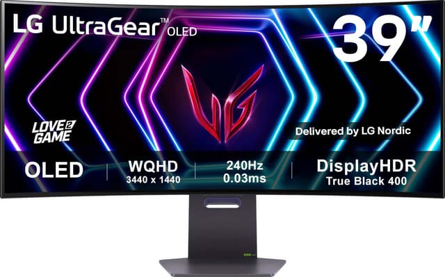 LG UltraGear 39GS95QE 39" OLED buet gamingskjerm - Elkjøp | Elkjøp