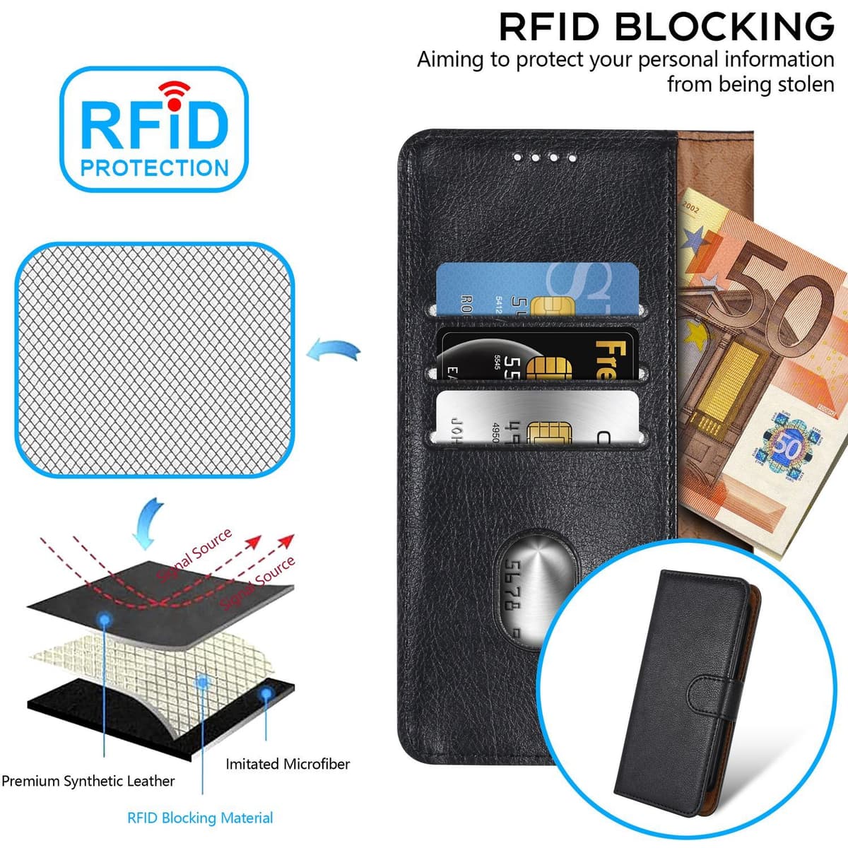 Samsung Galaxy A16 Cover Etui Case (Sort) | Elgiganten | Elgiganten