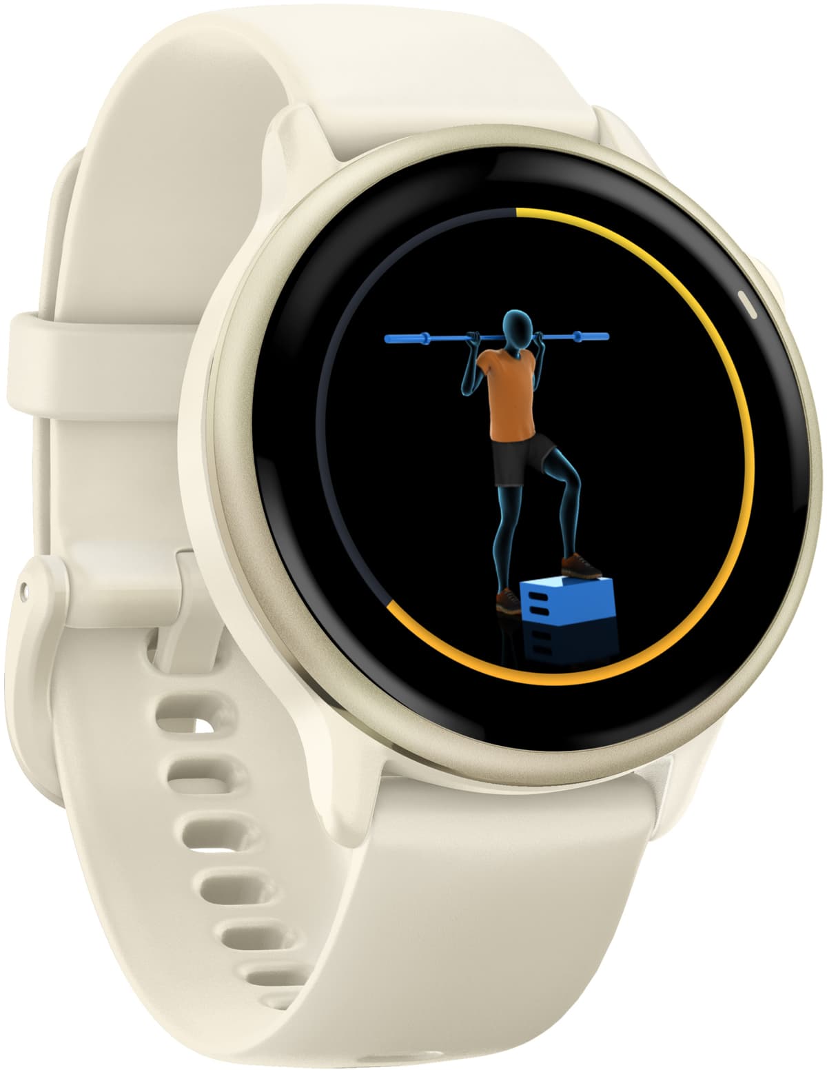 Garmin Vivoactive 6 smartwatch 42mm (Bone/Lunar Gold) - Elgiganten