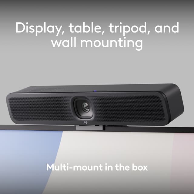 Logitech MeetUp 2 videokonferenssystem (grafit) - Elgiganten
