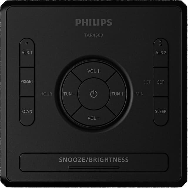 Philips R4500 digital klokkeradio (sort) - Elkjøp