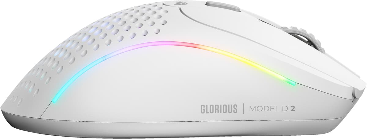 Glorious Model D 2 trådlös gamingmus (vit) - Elgiganten - Elgiganten