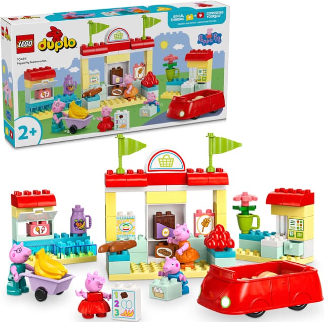 LEGO DUPLO Peppa Pig Peppa Gris og matbutikken 10434 - Elkjøp