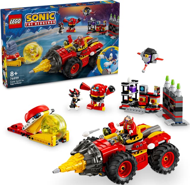 LEGO Sonic Super Sonic mot Egg Drillster 76999 - Elkjøp