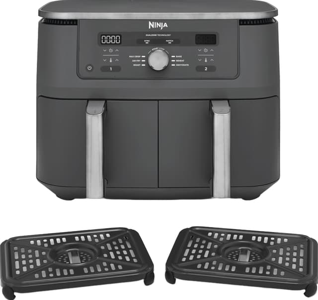 Ninja Dual Zone Max airfryer DZ400EU (Gun metal grey) - Elkjøp