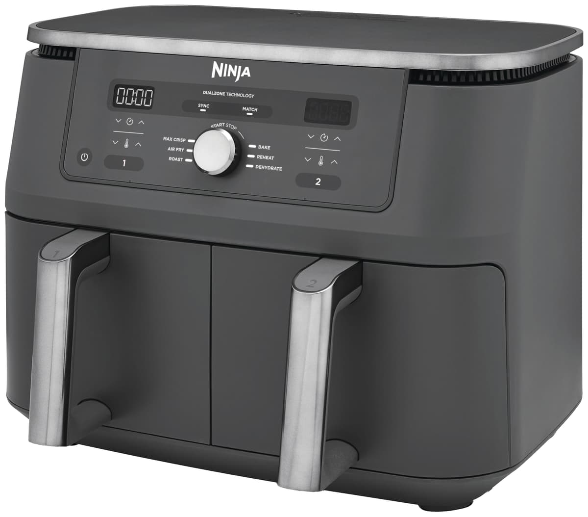 Ninja Dual Zone Max airfryer DZ400EU (Gun metal grey) - Elkjøp