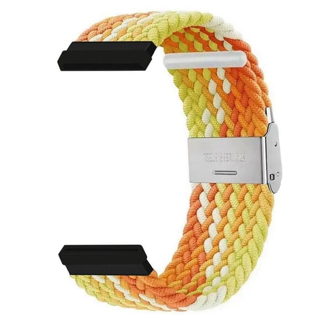Flätat klockarmband Fitbit Versa 4 - Gradient orange - Elgiganten