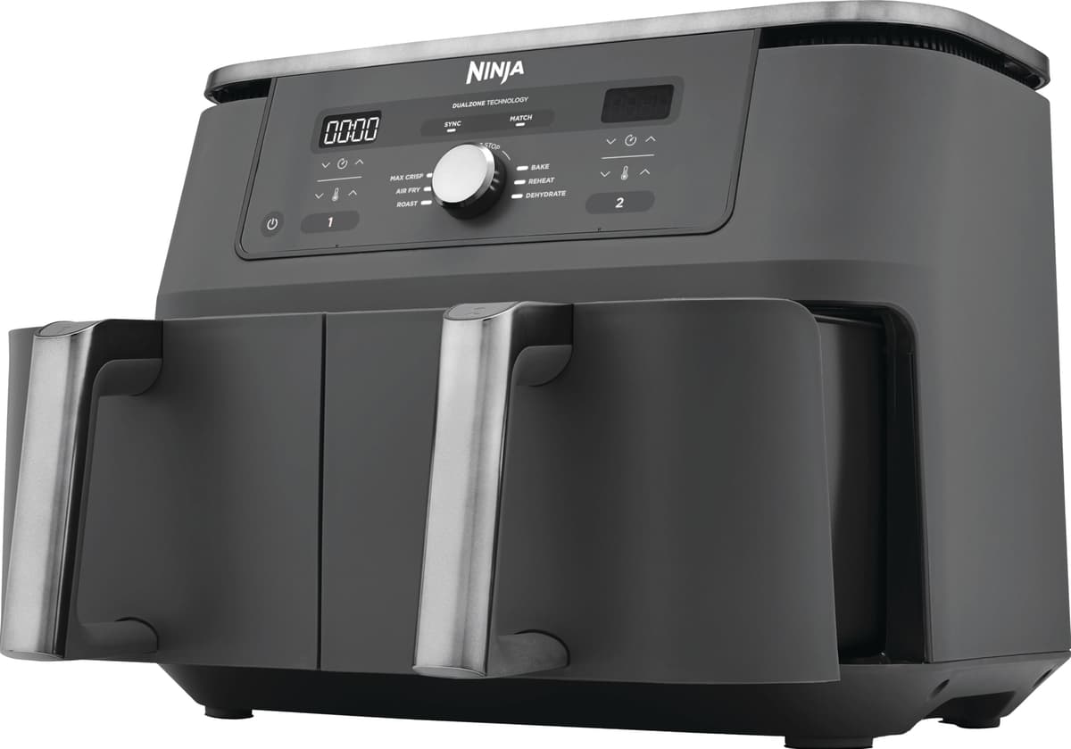 Ninja Dual Zone Max airfryer DZ400EU (Gun metal grey) - Elkjøp