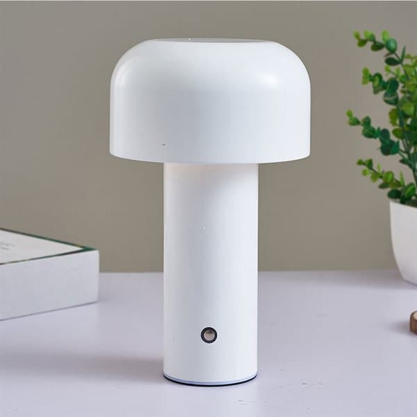 Pöytävalaisin Sieni - Valkoinen - Gigantti verkkokauppa