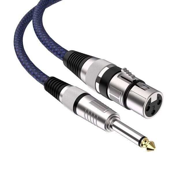 6,35mm Mikrofonkabel med XLR hona 20m - Elgiganten