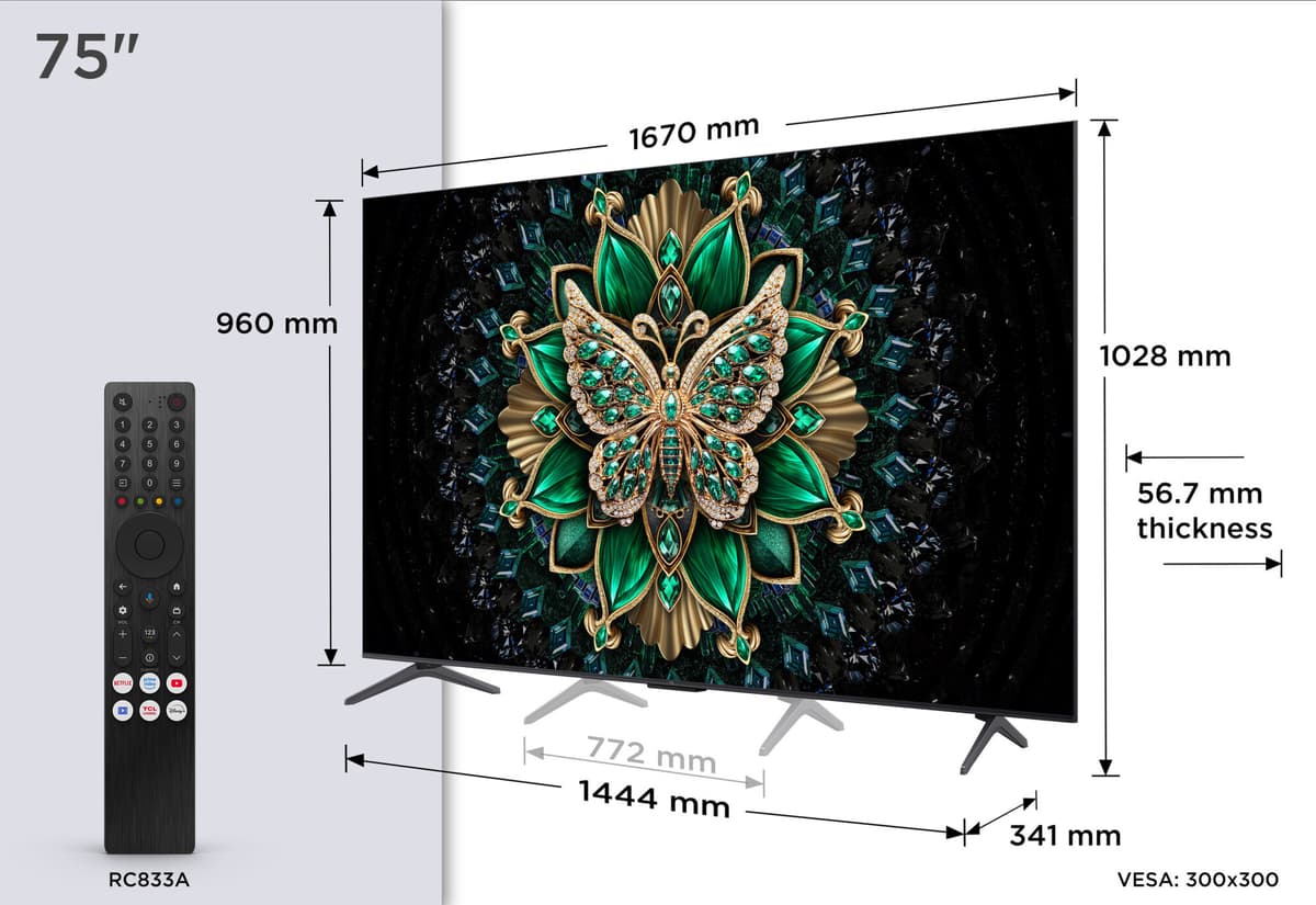 TCL 75" MQLED75K 4K MINI-LED TV (2025) - Elgiganten
