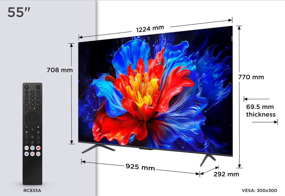 TCL 55" QLED810K 4K QLED TV (2025) - Elgiganten