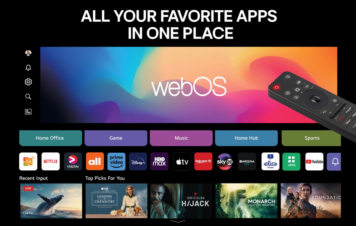 LG 55" C5 4K OLED evo TV (2025) - Elkjøp | Elkjøp