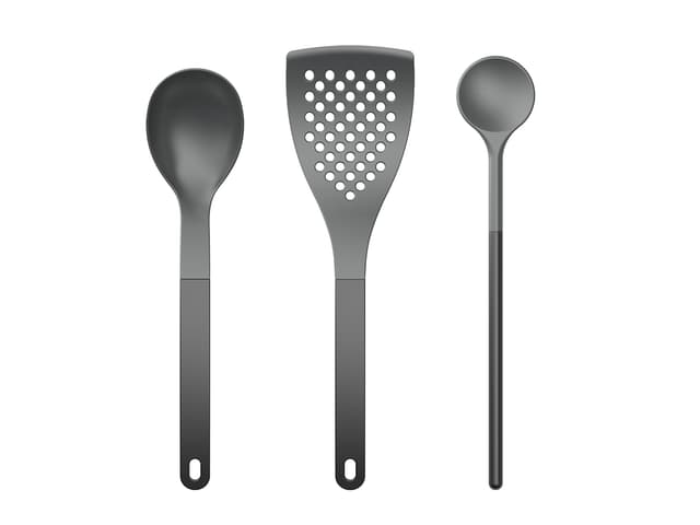 Rosti NEW Optima Kitchen utensil set 1 3 pcs Black - Elkjøp