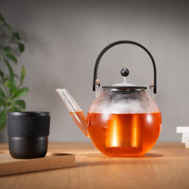 Bodum Tepresse med filter i rustfritt stål og bambushåndtak ASSAM 1.5 L ...